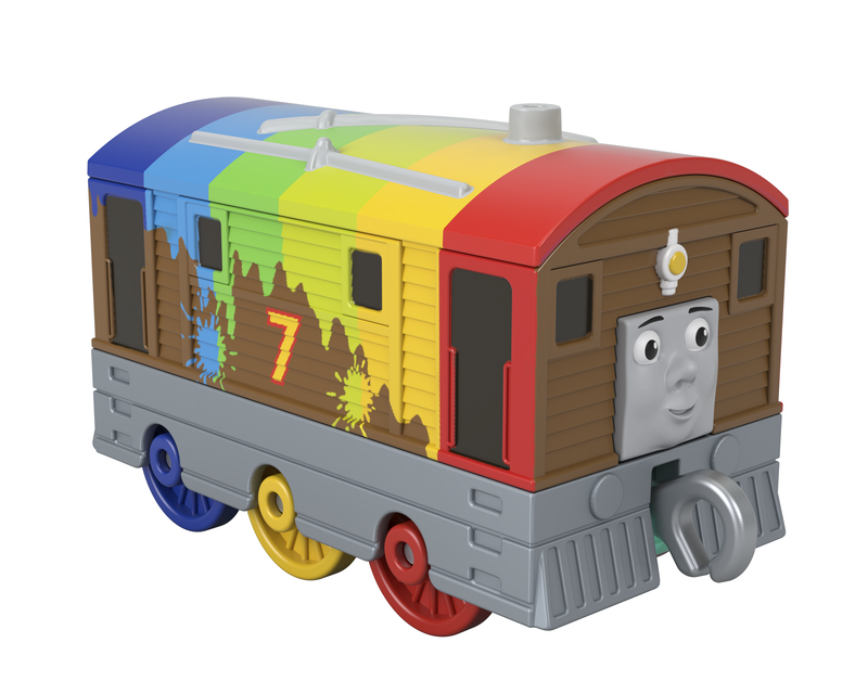 Thomas TrackMaster Push Along - Rainbow Toby - Thomas Trackmaster Push ...